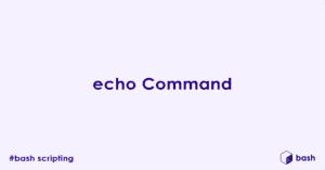 Bash echo Command - Displaying Text In Terminal - ckdbtech